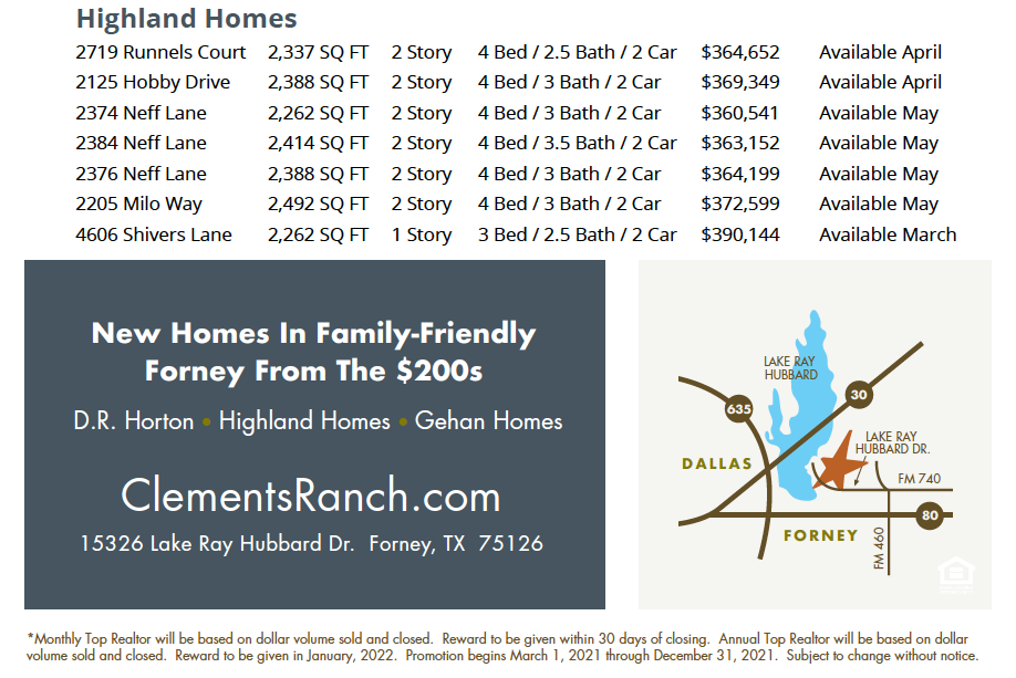Builder Guides DFW - Clements Ranch