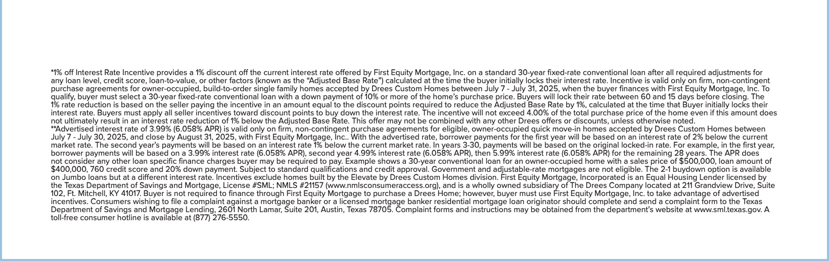 Builder Guides DFW - Drees Custom Homes