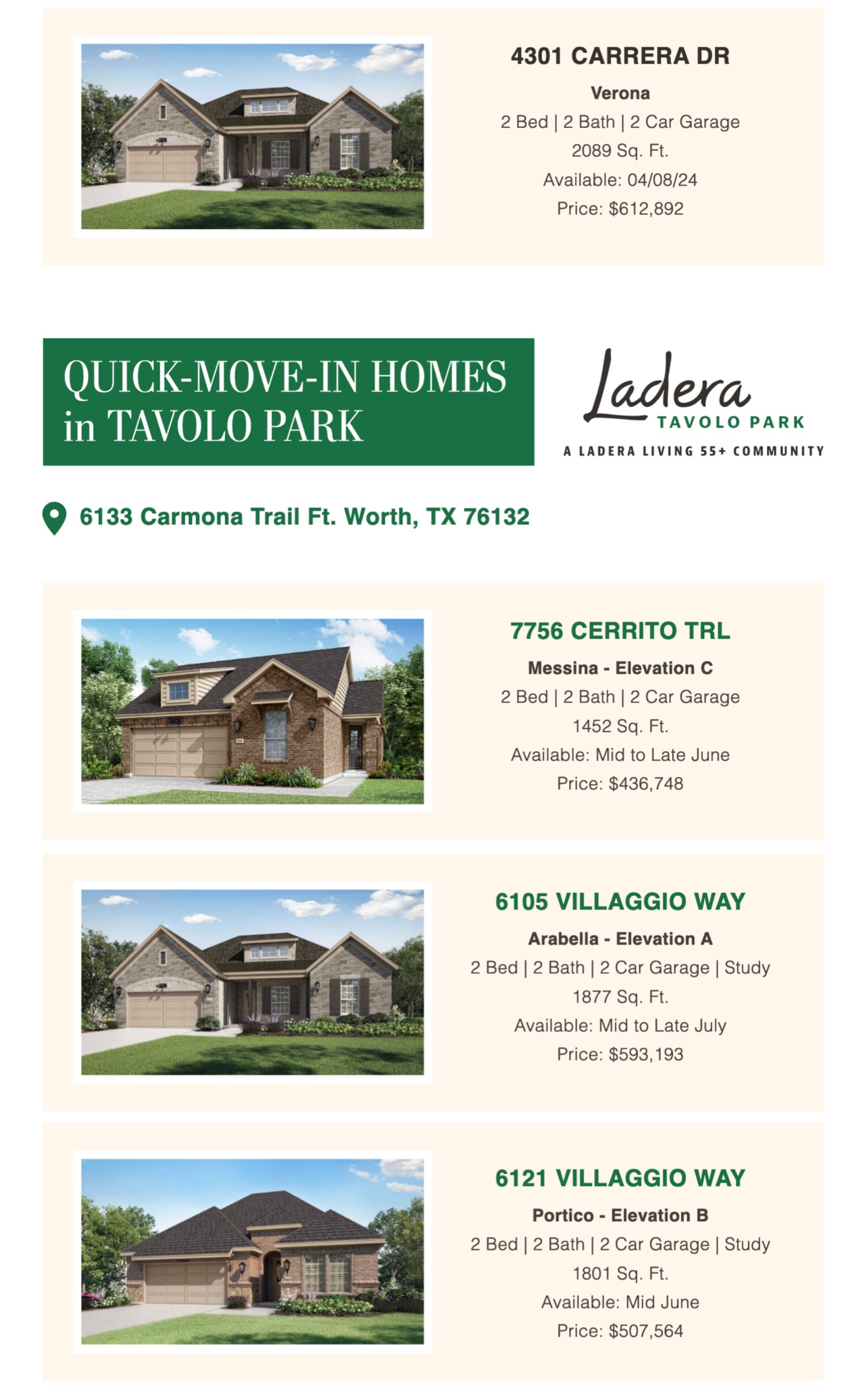 Builder Guides DFW - Ladera