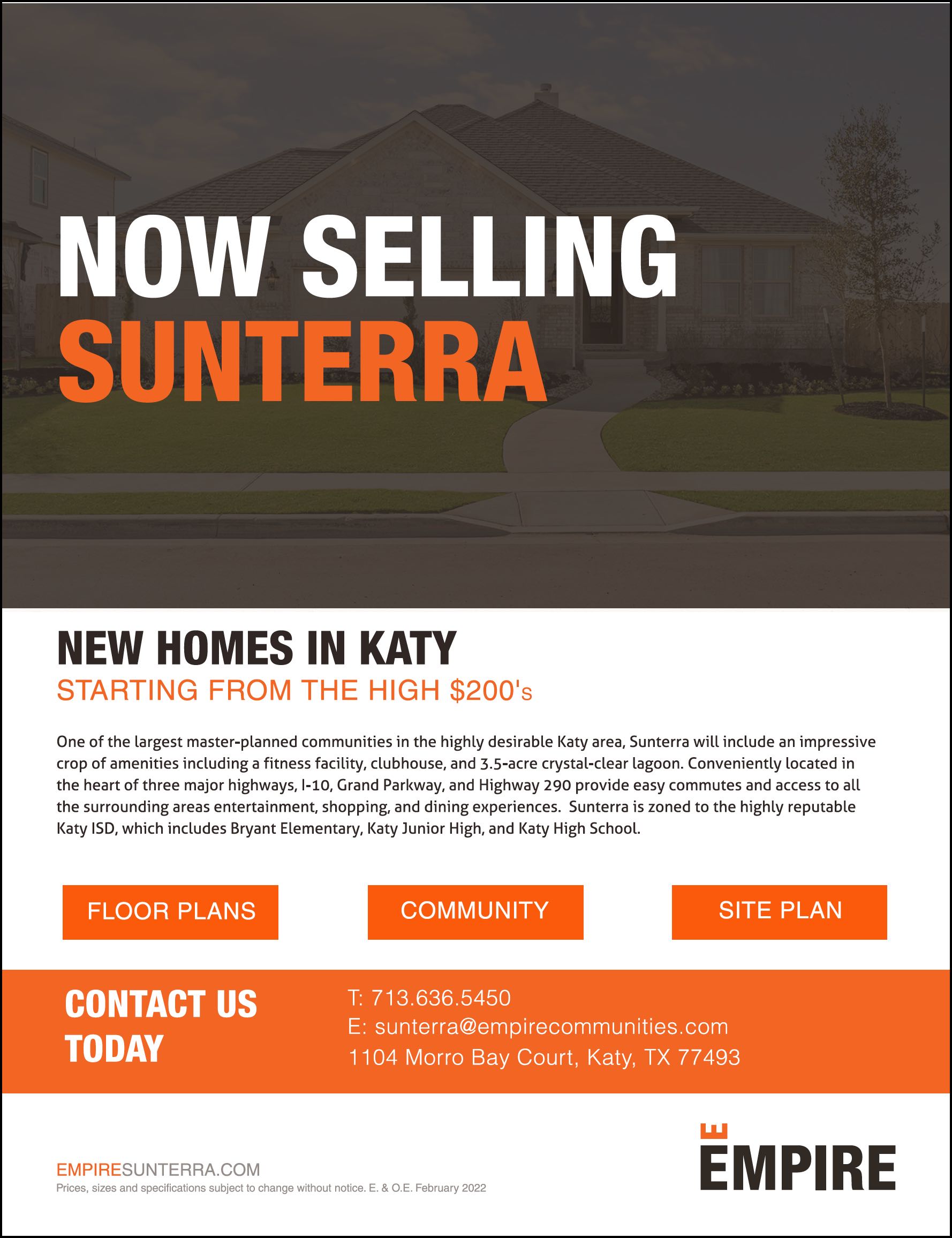 Builder Guides Houston - Empire Communities