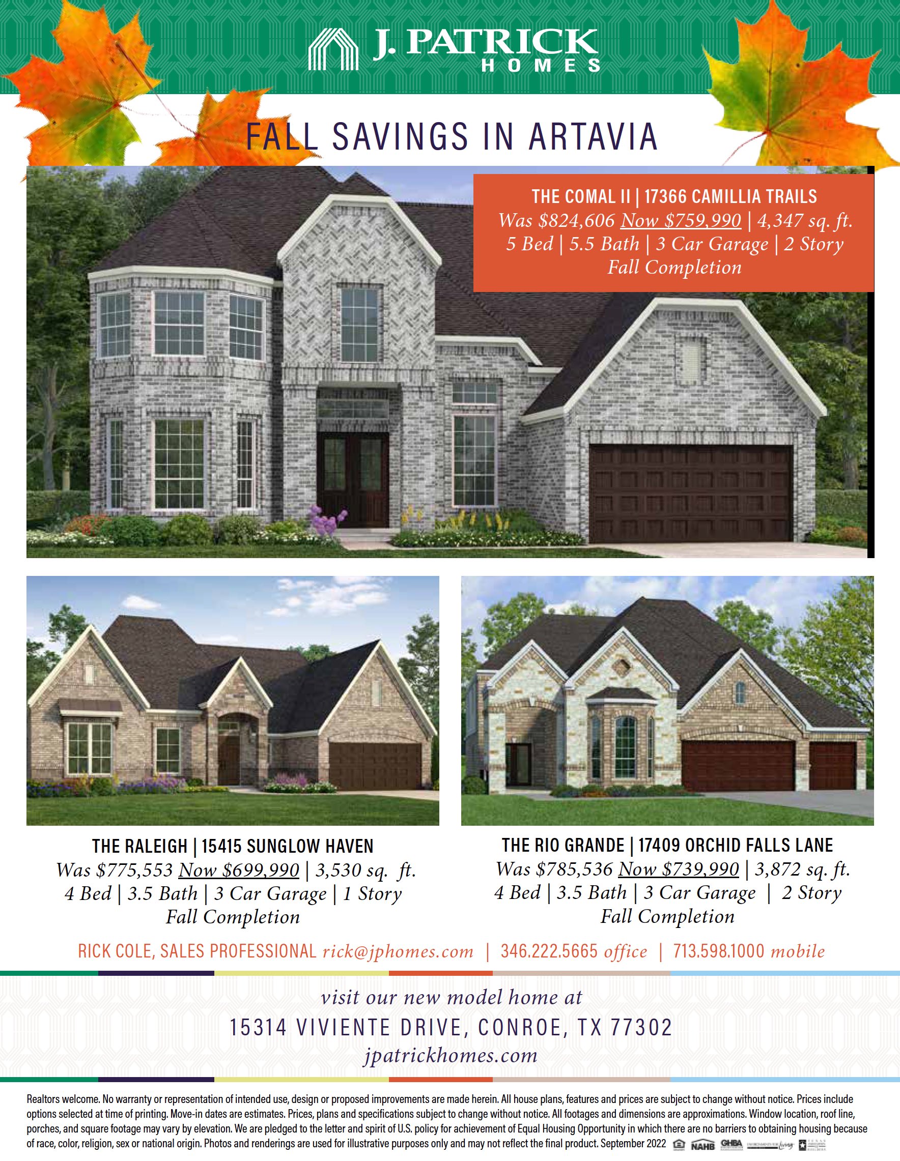 Builder Guides Houston - J. Patrick Homes