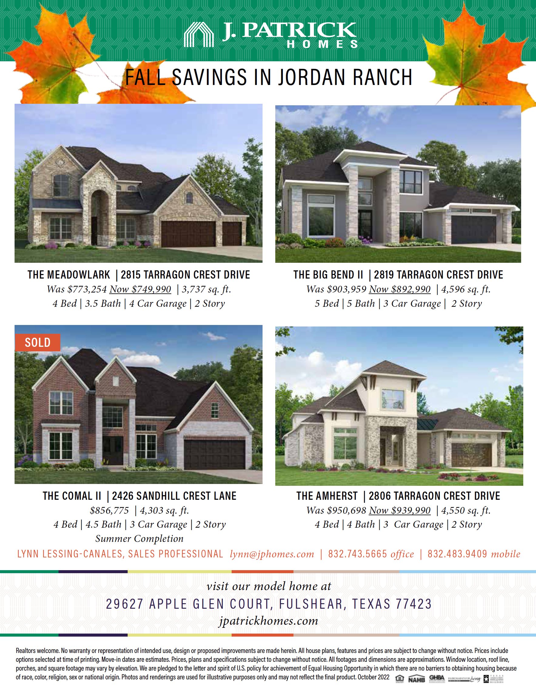Builder Guides Houston - J. Patrick Homes