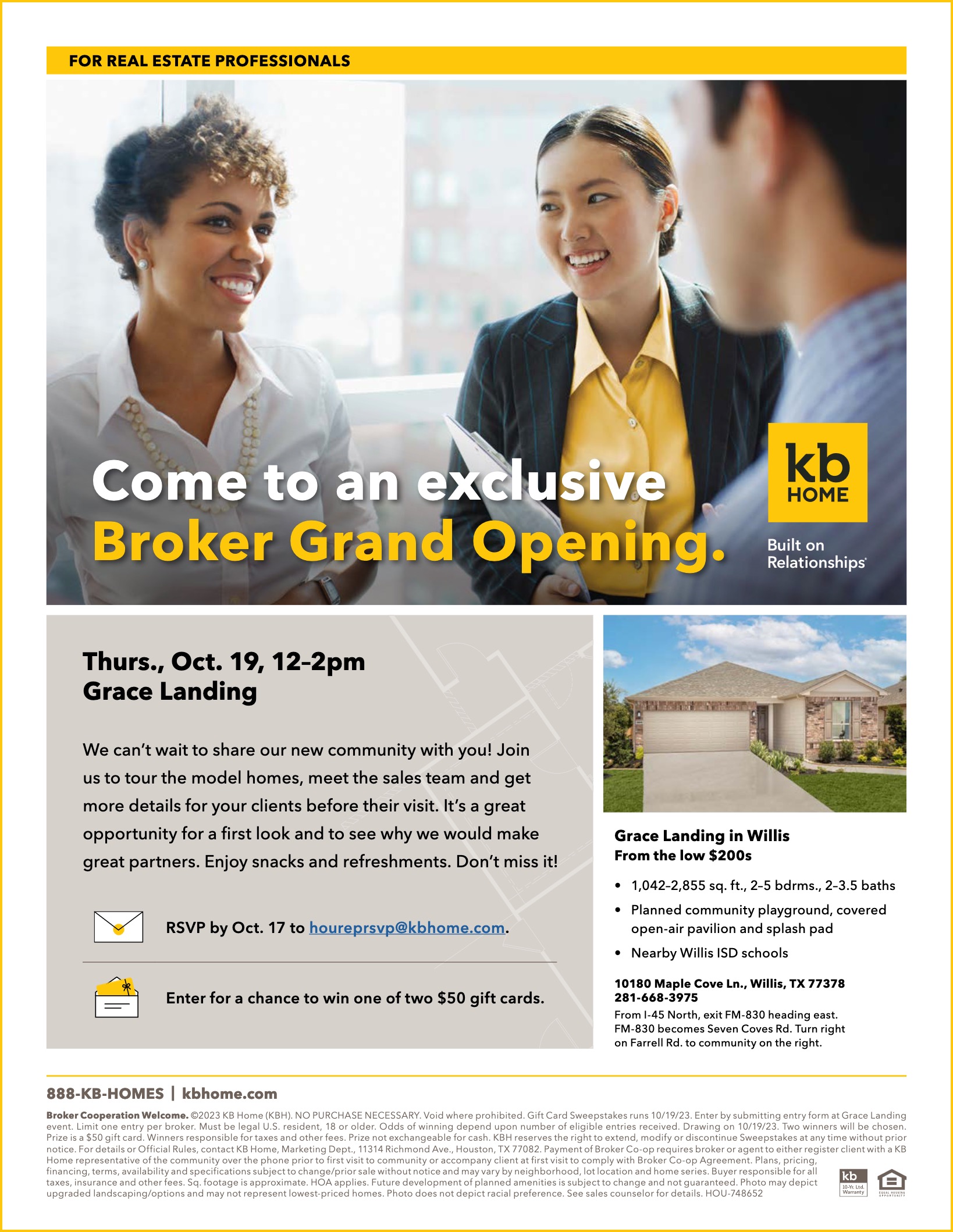 Builder Guides Houston - KB Home