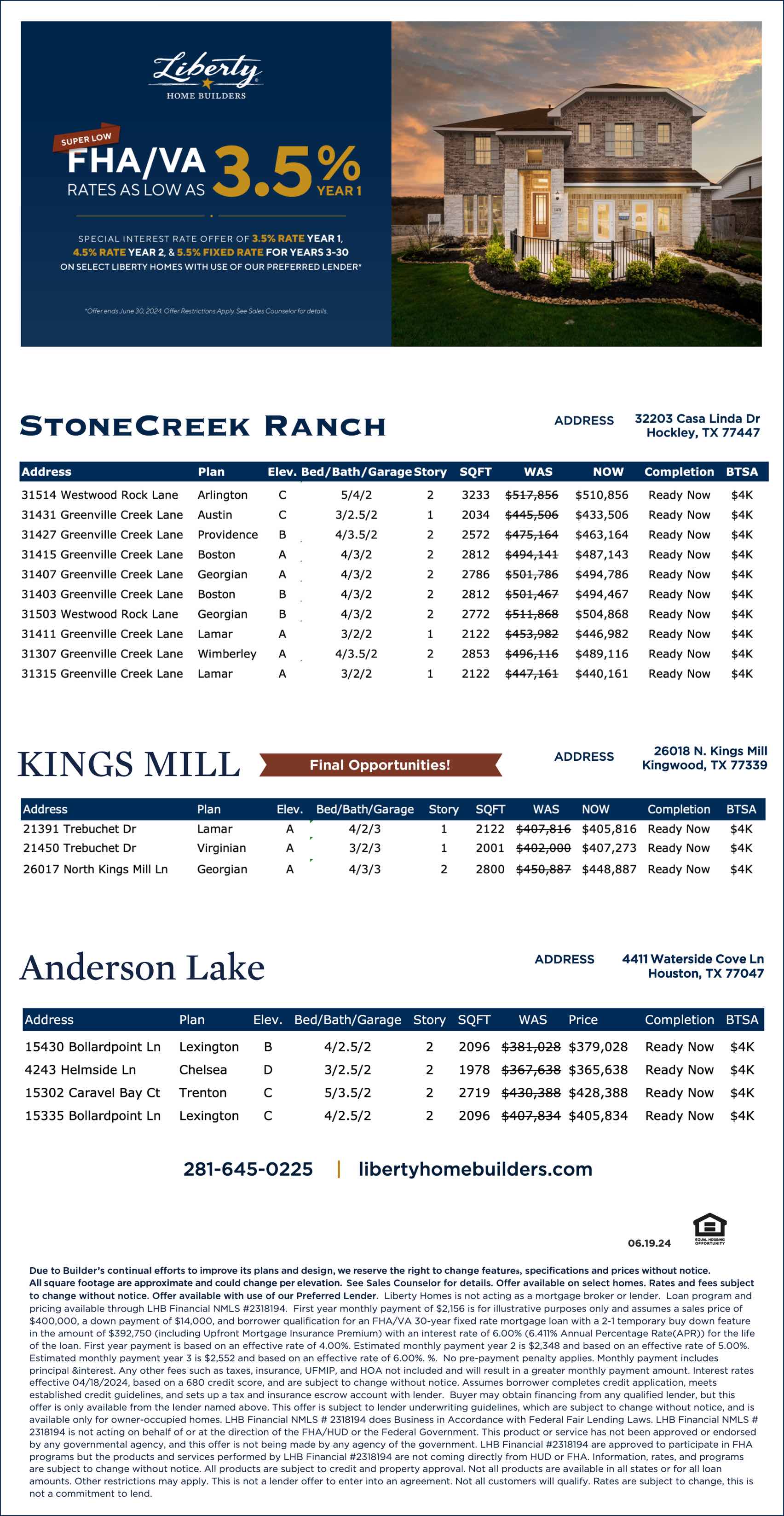 Builder Guides Houston - Liberty Home Builders