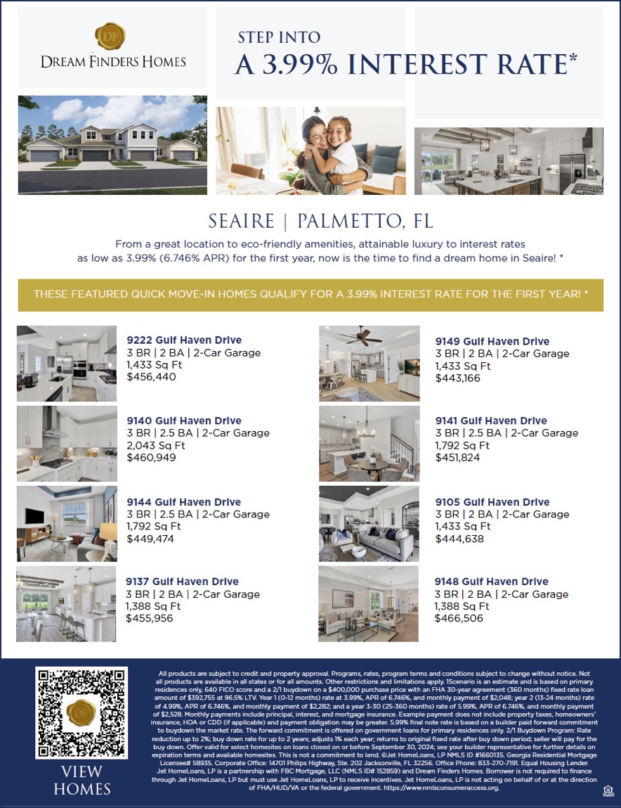 Builder Guides Florida - Dream Finders Homes